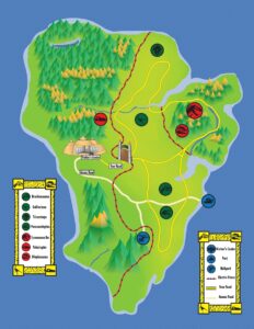 Jurassic World Theme Park Map PDF