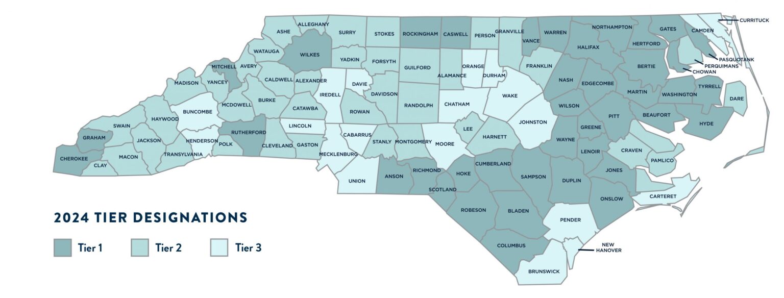 North Carolina County Map | NC Counties Map