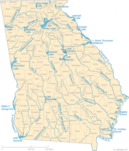 Exploring Georgia County Map: A Guide to Counties, Cities, Rivers